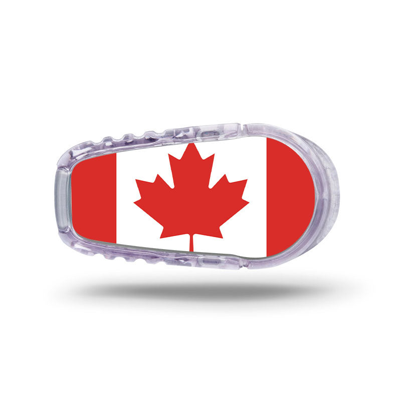 Dexcom G6 transmitter sticker: Canadian flag – Pimp My Diabetes