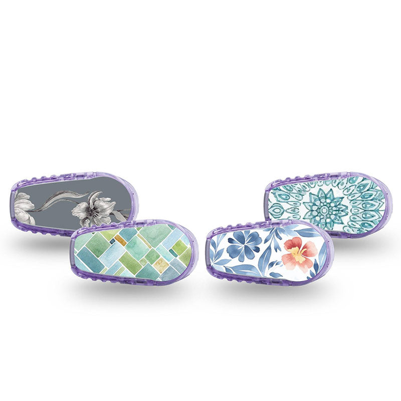 ExpressionMed Dexcom G6 transmitter sticker: Sweet blue Variety pack ...