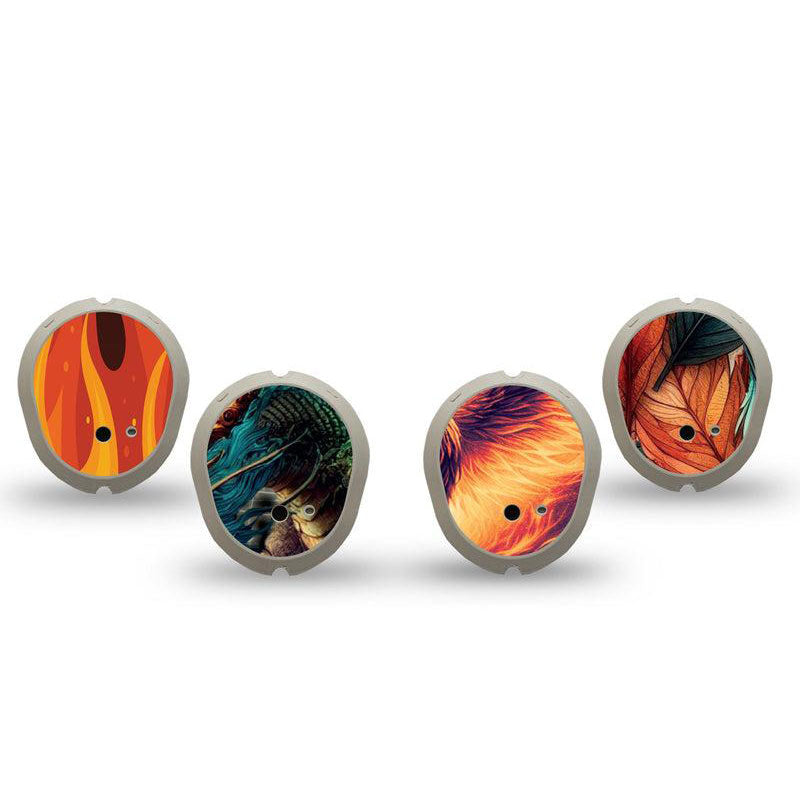 ExpressionMed Dexcom G7 transmitter sticker: Ember rise Variety pack ...