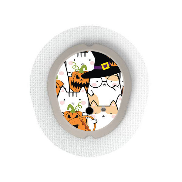 Dexcom G7 transmitter sticker: Hocus pocus cats – Pimp My Diabetes