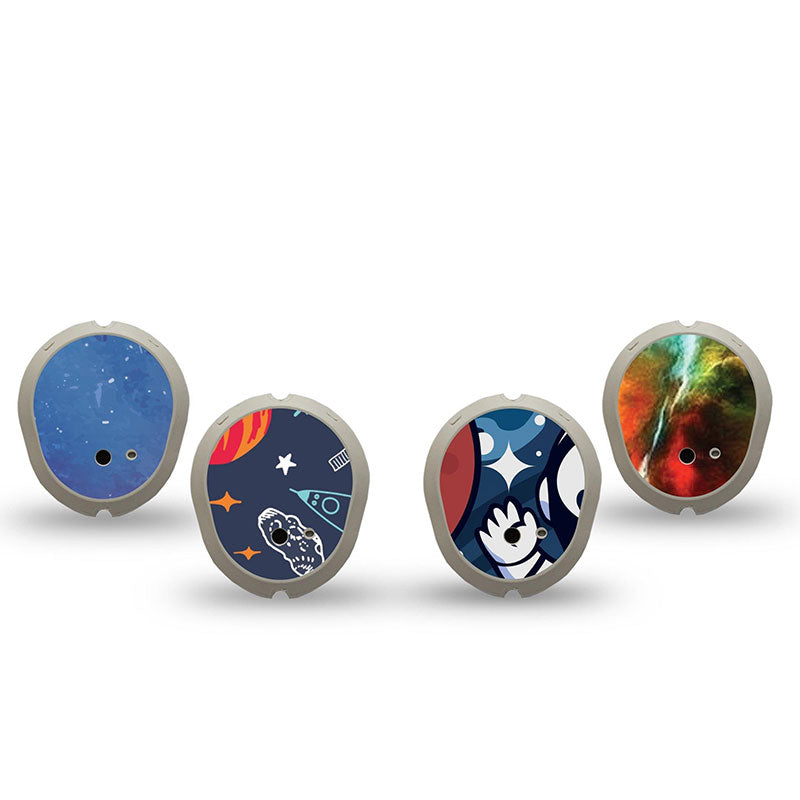 ExpressionMed Dexcom G7 transmitter sticker: Space adventure Variety p ...