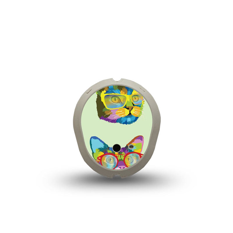 ExpressionMed Dexcom G7 transmitter sticker: Cat party – Pimp My Diabetes