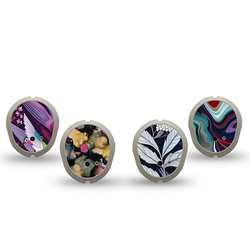 ExpressionMed Dexcom G7 transmitter sticker: Frosted Variety pack ...