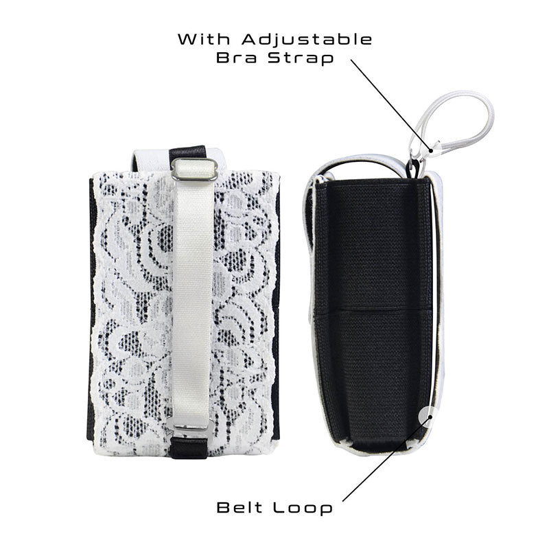 Universal Insulin Pump Pouch in Lace: White – Pimp My Diabetes