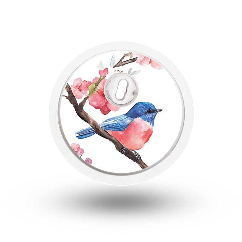Freestyle Libre 3 sensor sticker: Blue bird – Pimp My Diabetes