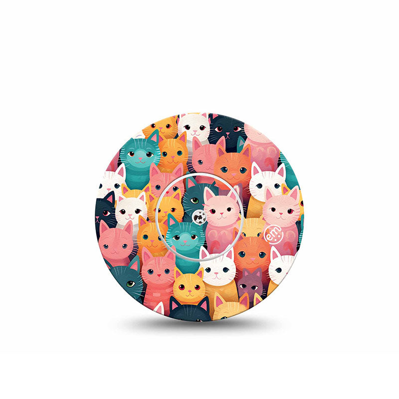 ExpressionMed Freestyle Libre 1 & 2 sensor sticker: Rainbow cats – Pimp ...