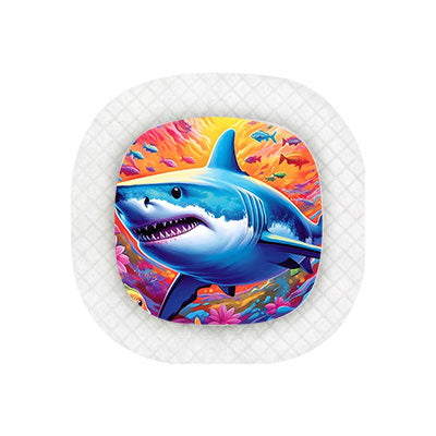 Medtronic Simplera sensor sticker: Shark – Pimp My Diabetes