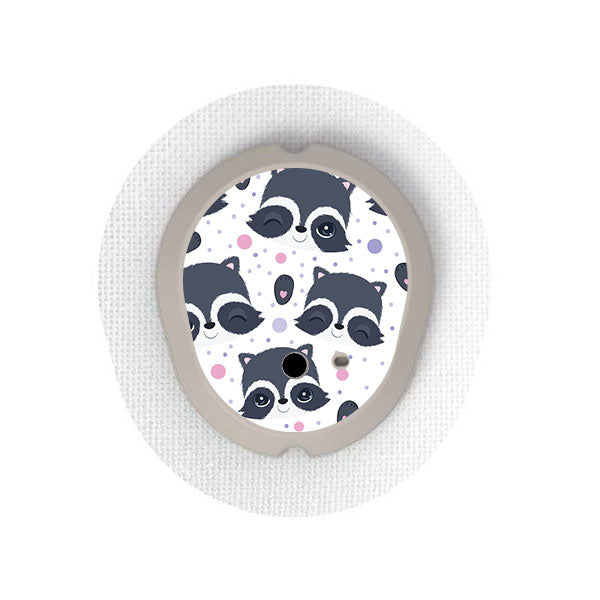 Dexcom G7 transmitter sticker: Raccoons – Pimp My Diabetes