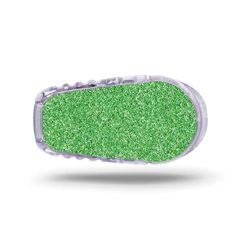 Dexcom G6 transmitter sticker: Green glitter print – Pimp My Diabetes